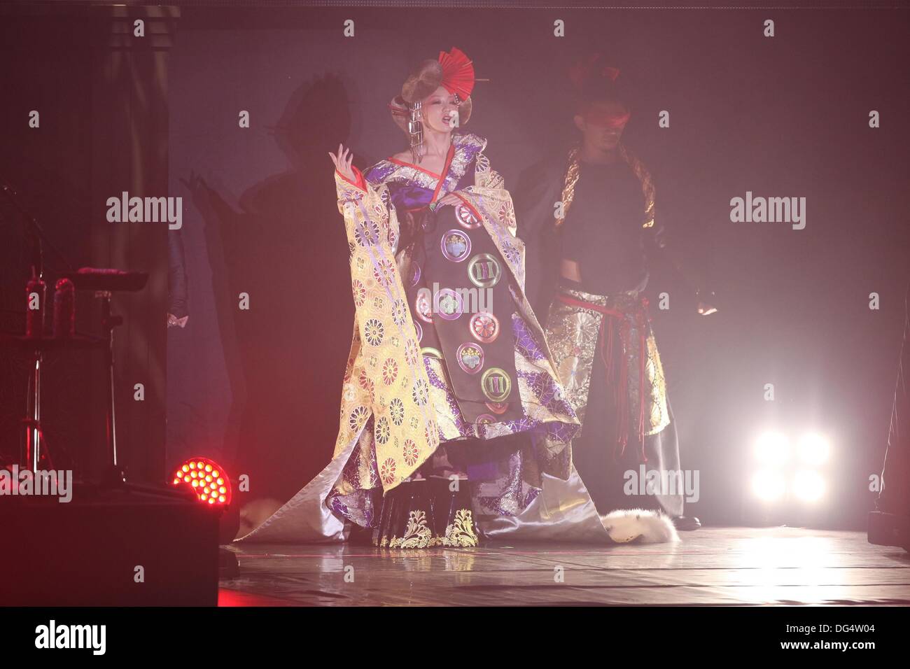 Taipei, China. 12th Oct, 2013. Japanese singer Koda Kumi performs at ...