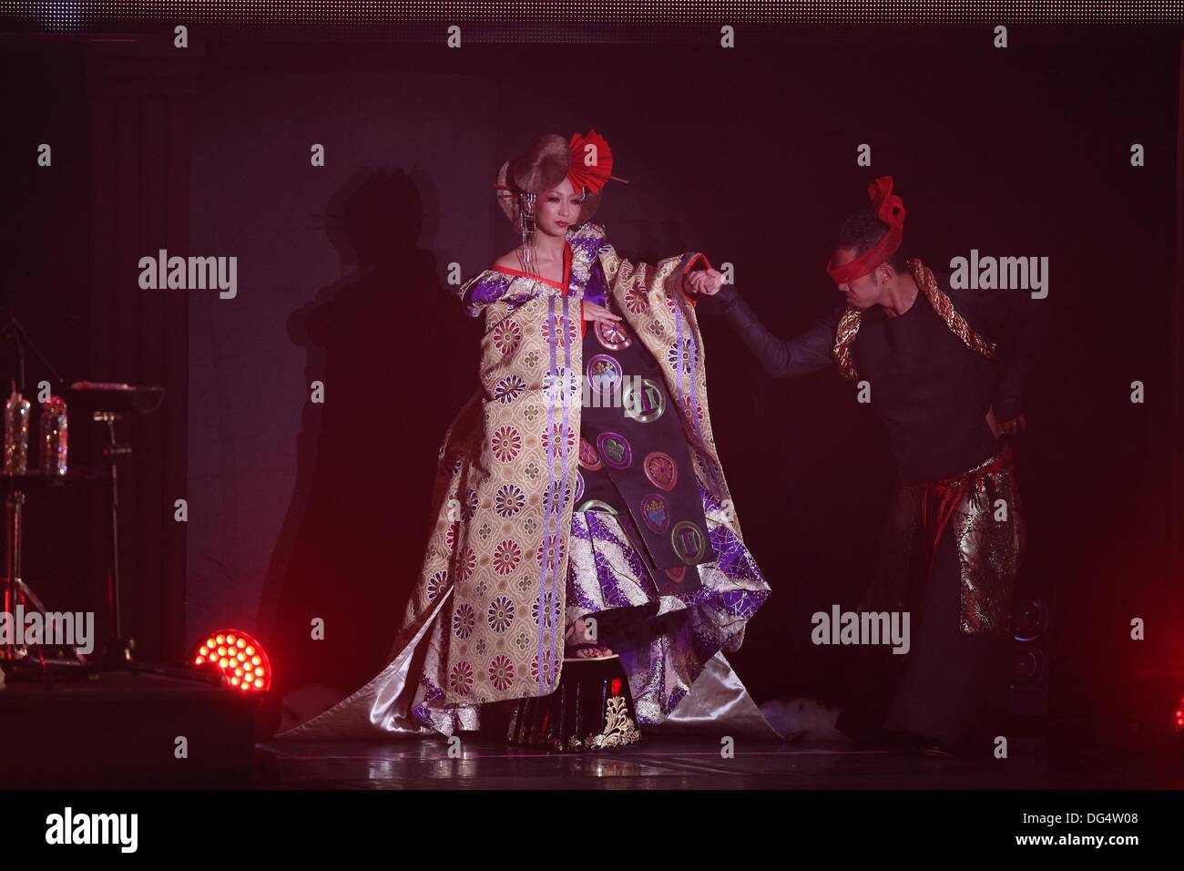 Taipei, China. 12th Oct, 2013. Japanese singer Koda Kumi performs at ...