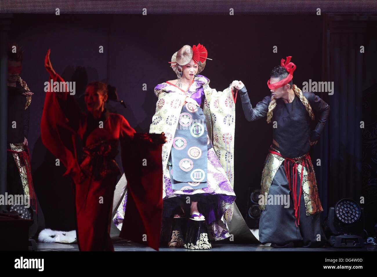 Taipei, China. 12th Oct, 2013. Japanese singer Koda Kumi performs at ...