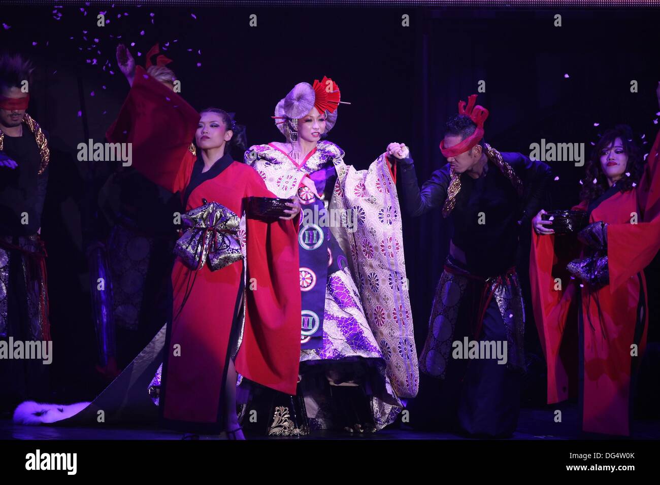 Taipei, China. 12th Oct, 2013. Japanese singer Koda Kumi performs at ...