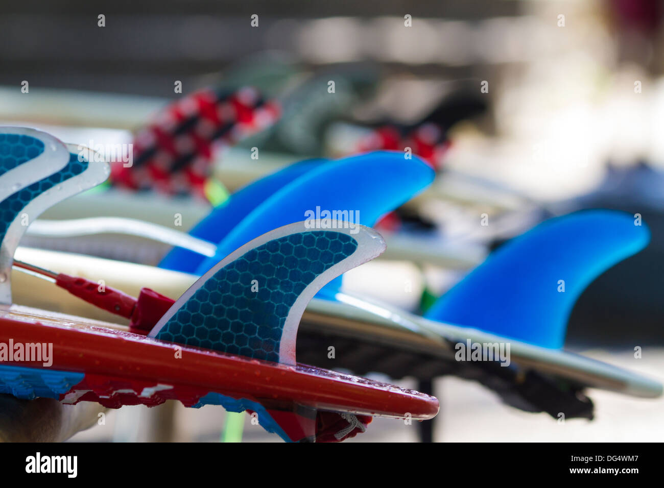 Surf board fins.Bali island.Indonesia Stock Photo - Alamy