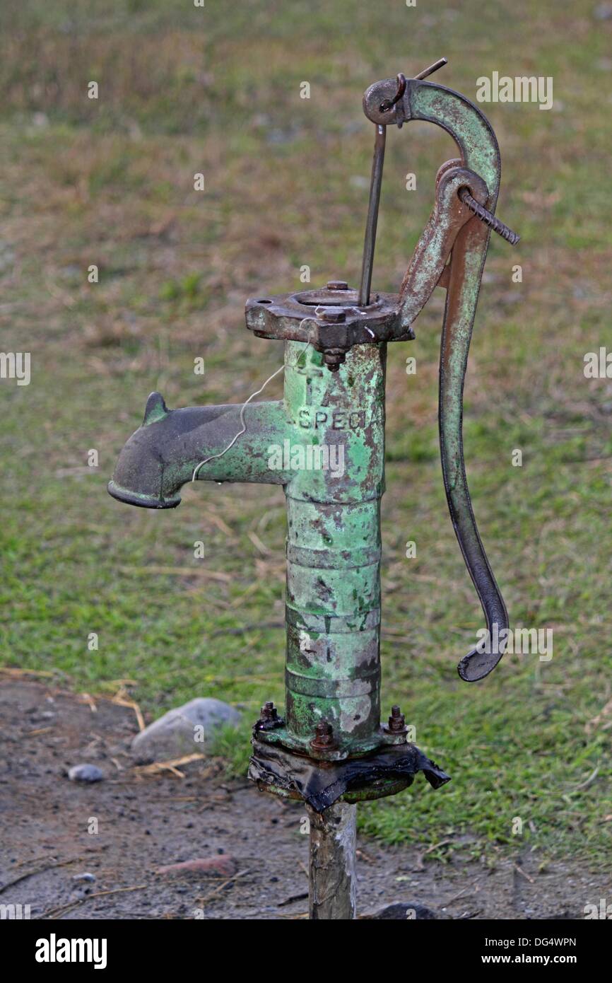 Water Well Pump Manual Hand Water Pump India Stock Photo Alamy