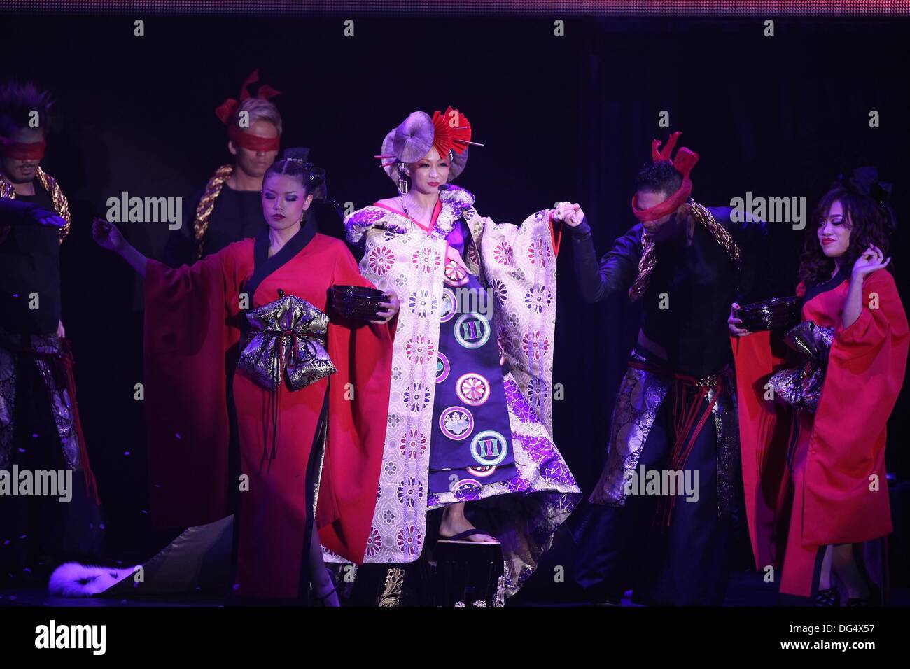 Taipei, China. 12th Oct, 2013. Japanese singer Koda Kumi performs at ...