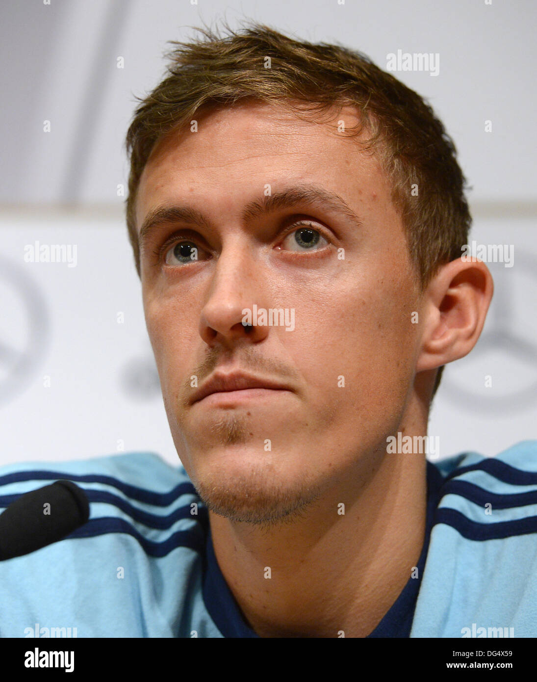 Stockholm, Sweden. 14th Oct, 2013. German national soccer player Max ...