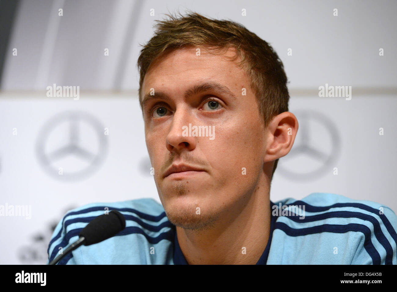 Stockholm, Sweden. 14th Oct, 2013. German national soccer player Max ...
