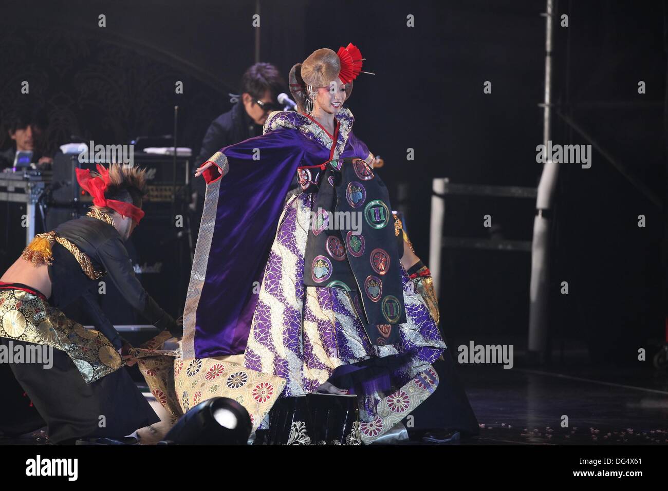 Taipei, China. 12th Oct, 2013. Japanese singer Koda Kumi performs at ...