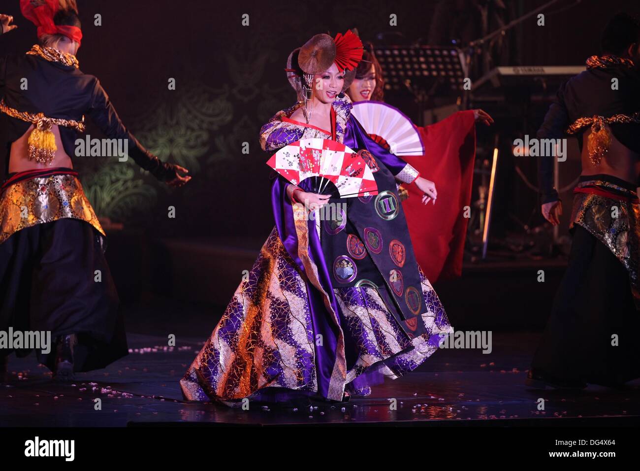 Taipei, China. 12th Oct, 2013. Japanese singer Koda Kumi performs at ...