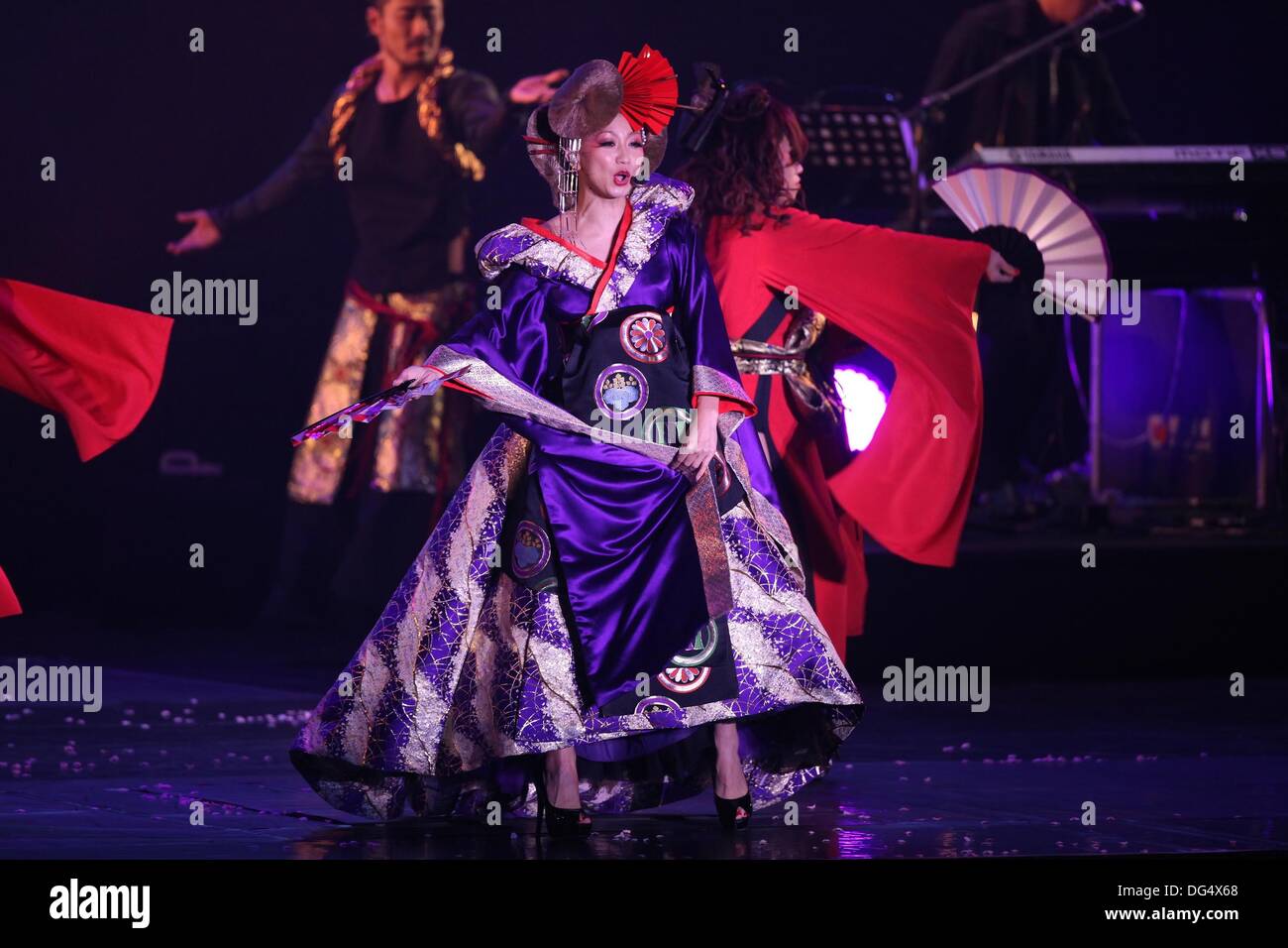 Taipei, China. 12th Oct, 2013. Japanese singer Koda Kumi performs at ...
