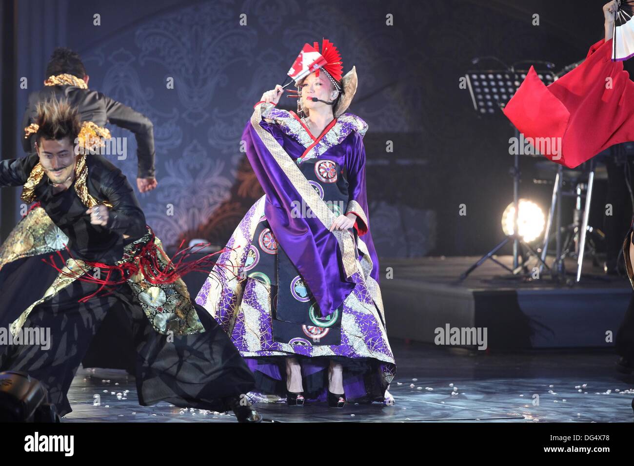 Taipei, China. 12th Oct, 2013. Japanese singer Koda Kumi performs at ...