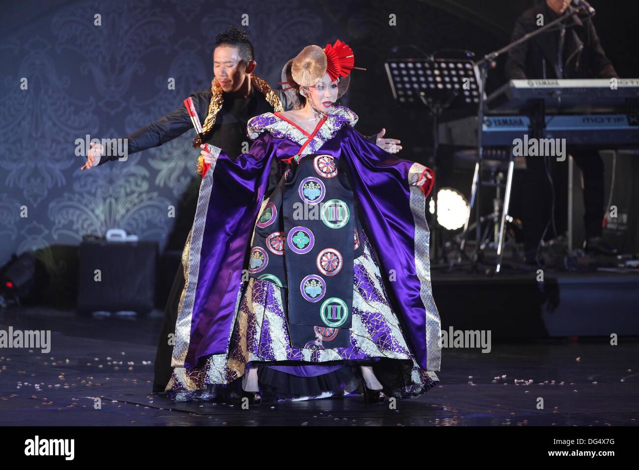 Taipei, China. 12th Oct, 2013. Japanese singer Koda Kumi performs at ...