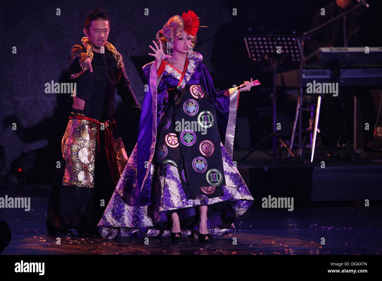 Taipei, China. 12th Oct, 2013. Japanese singer Koda Kumi performs at ...