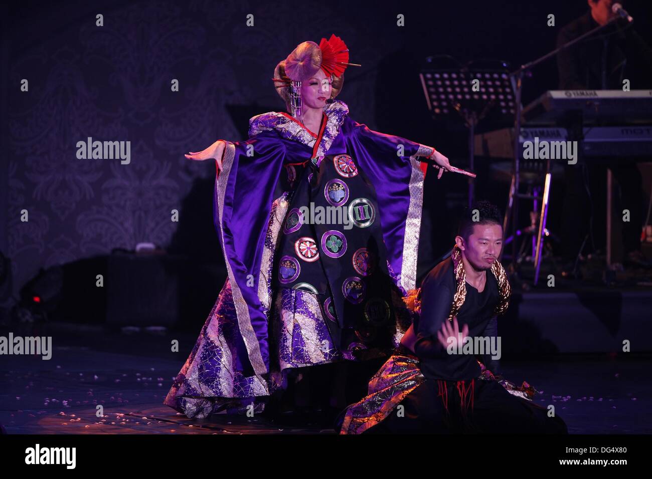 Taipei, China. 12th Oct, 2013. Japanese singer Koda Kumi performs at ...