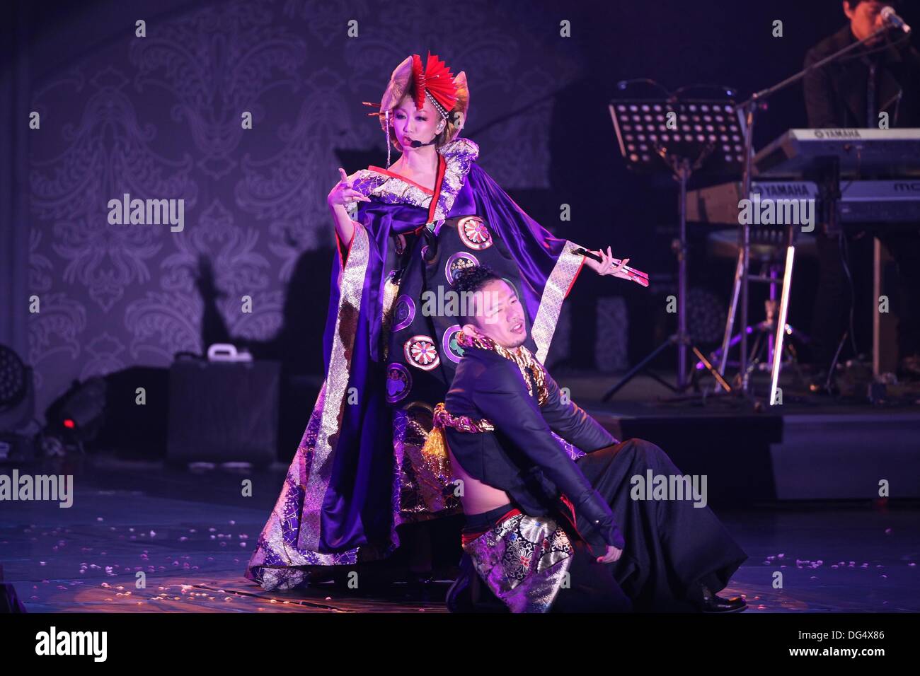 Taipei, China. 12th Oct, 2013. Japanese singer Koda Kumi performs at ...