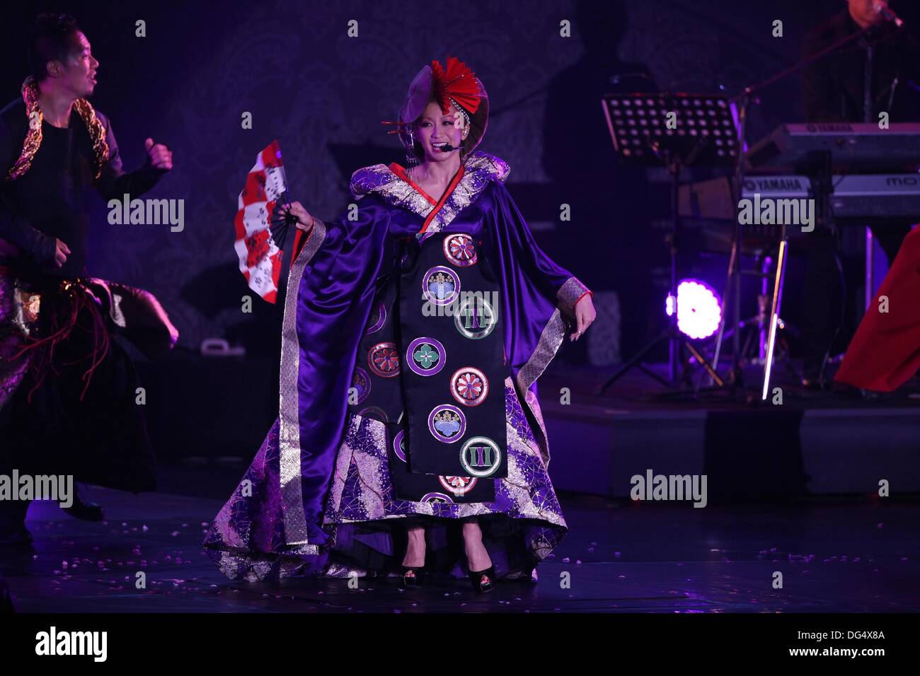 Taipei, China. 12th Oct, 2013. Japanese singer Koda Kumi performs at ...