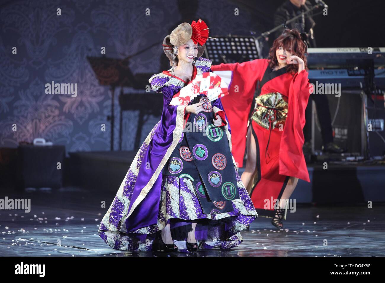 Taipei, China. 12th Oct, 2013. Japanese singer Koda Kumi performs at ...