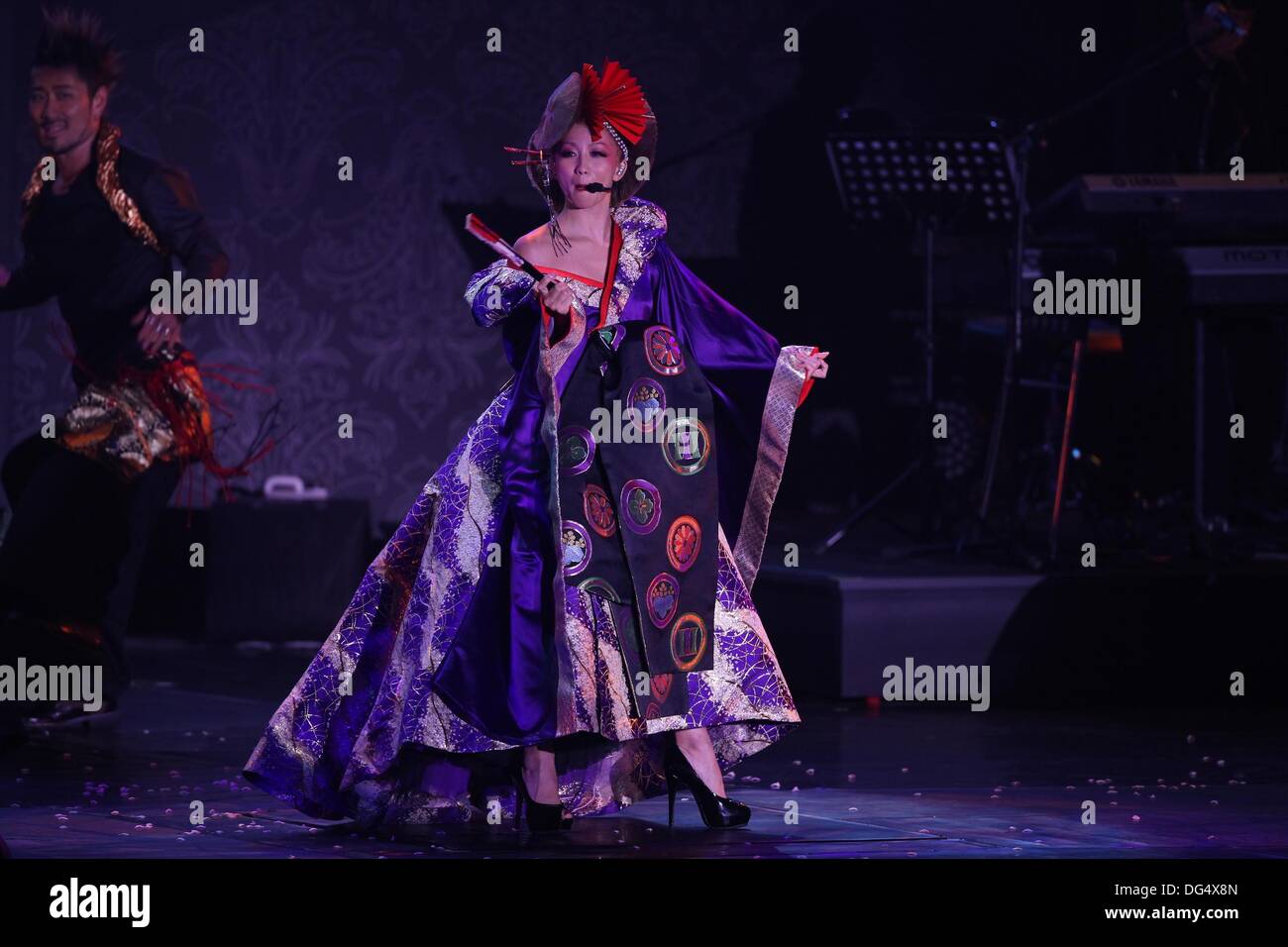 Taipei, China. 12th Oct, 2013. Japanese singer Koda Kumi performs at ...