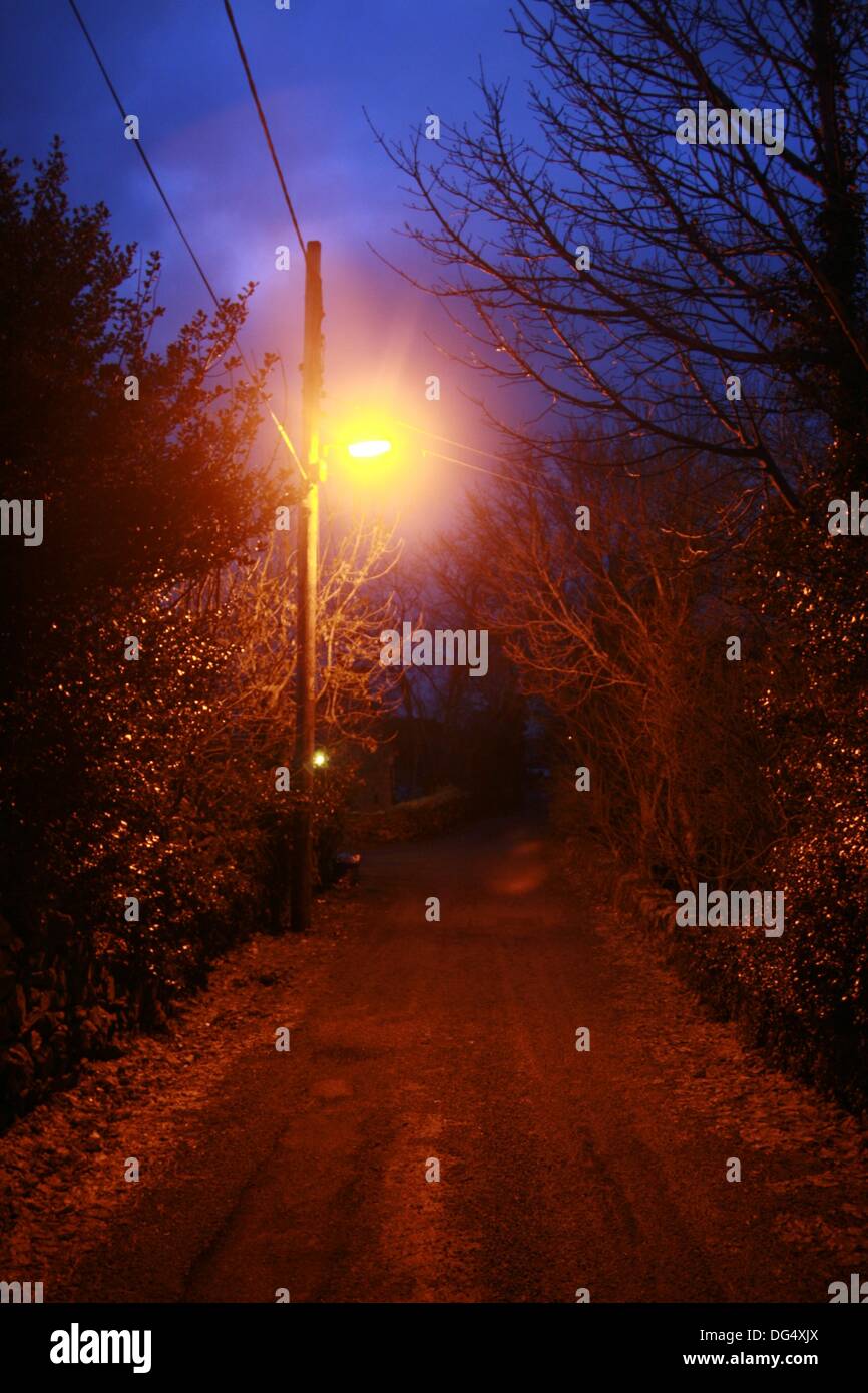 Village lane wales hi-res stock photography and images - Alamy