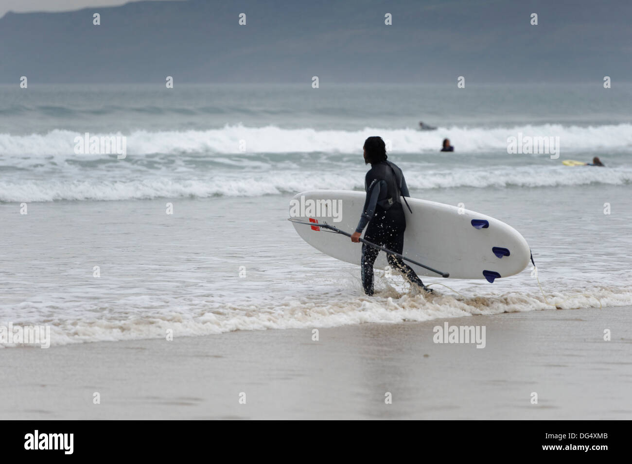 Porth neigwl surfing hi-res stock photography and images - Alamy
