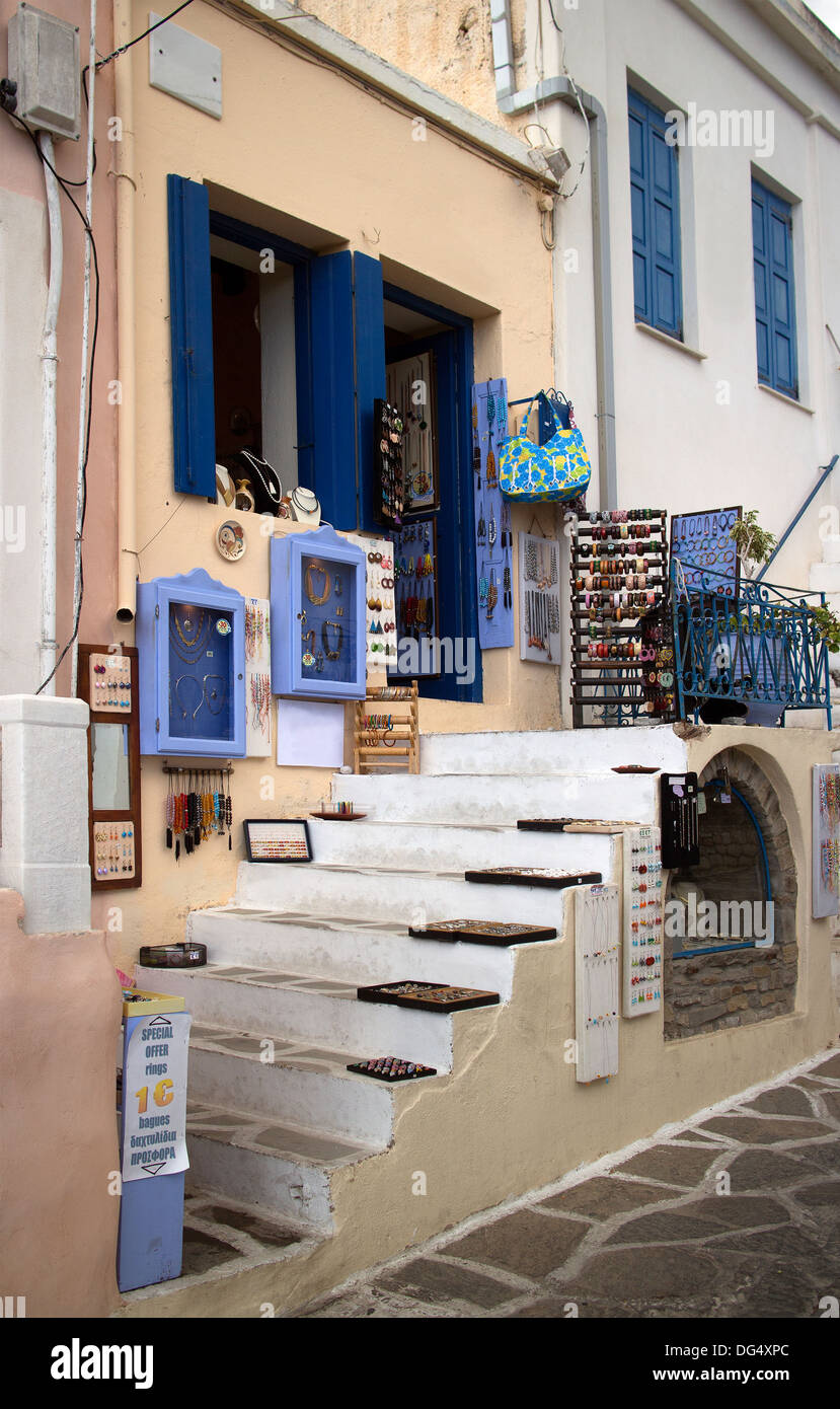 Village of parikia hi-res stock photography and images - Alamy