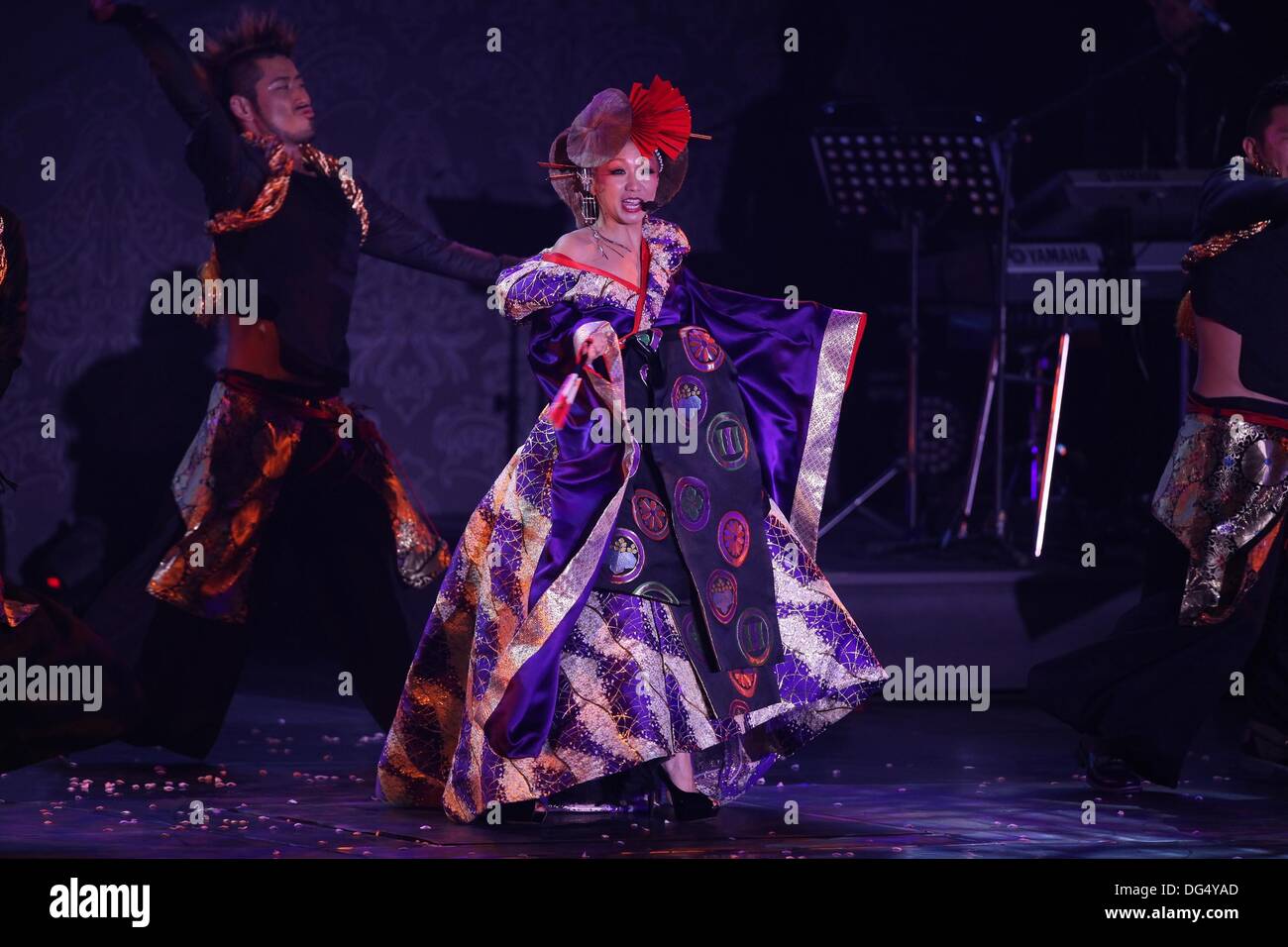 Taipei, China. 12th Oct, 2013. Japanese singer Koda Kumi performs at ...