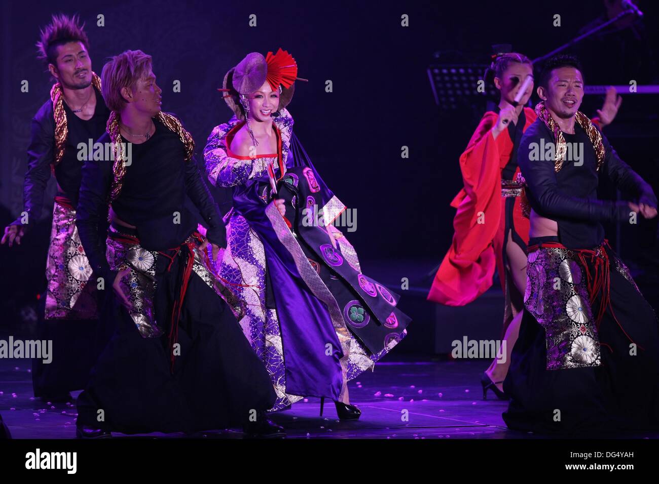 Taipei, China. 12th Oct, 2013. Japanese singer Koda Kumi performs at ...