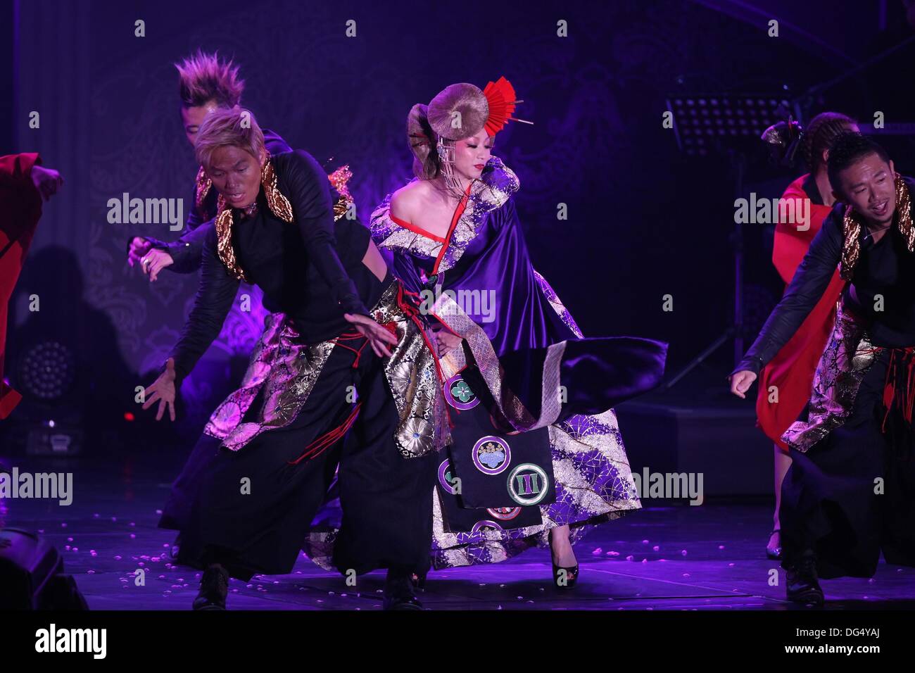 Taipei, China. 12th Oct, 2013. Japanese singer Koda Kumi performs at ...