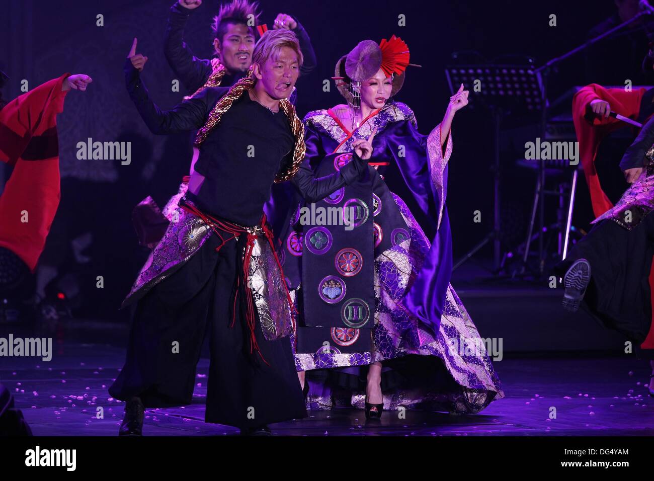 Taipei, China. 12th Oct, 2013. Japanese singer Koda Kumi performs at ...