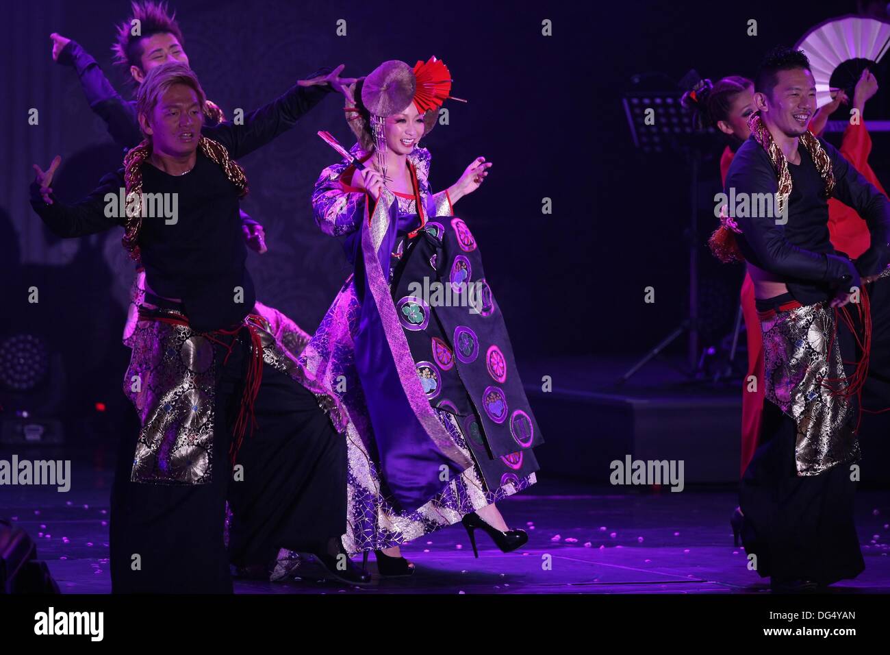 Taipei, China. 12th Oct, 2013. Japanese singer Koda Kumi performs at ...