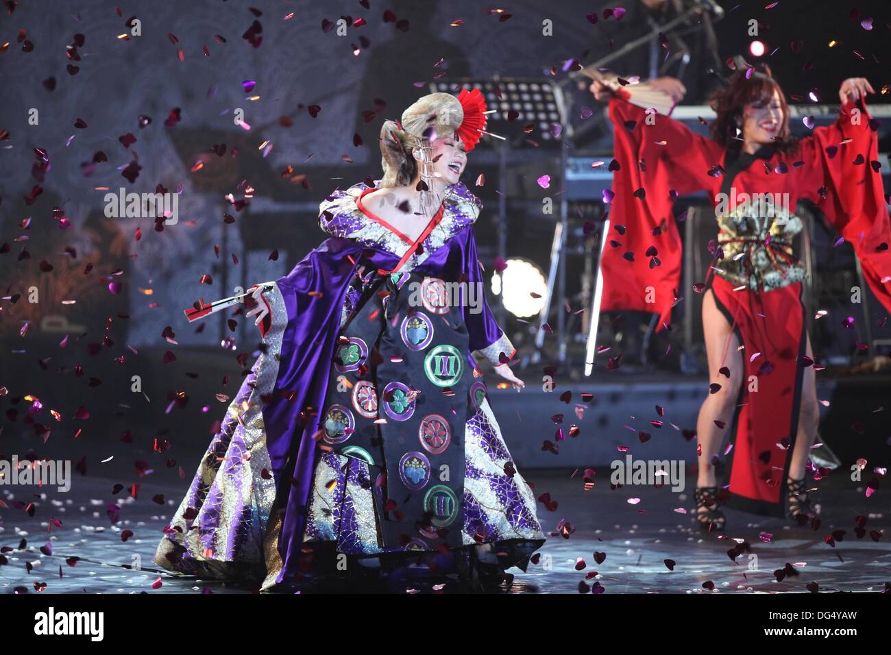 Taipei, China. 12th Oct, 2013. Japanese singer Koda Kumi performs at ...