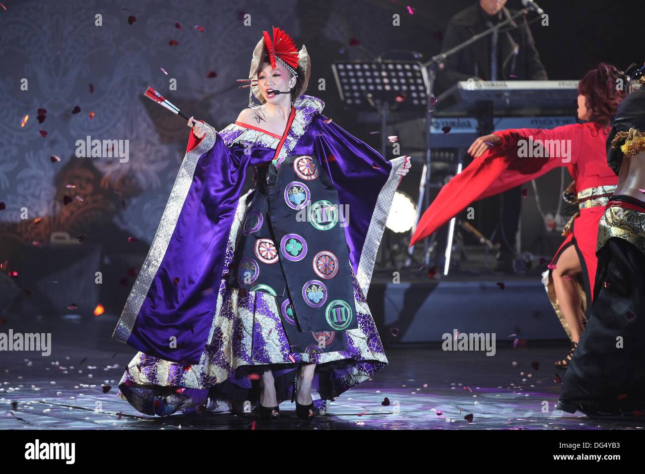 Taipei, China. 12th Oct, 2013. Japanese singer Koda Kumi performs at ...