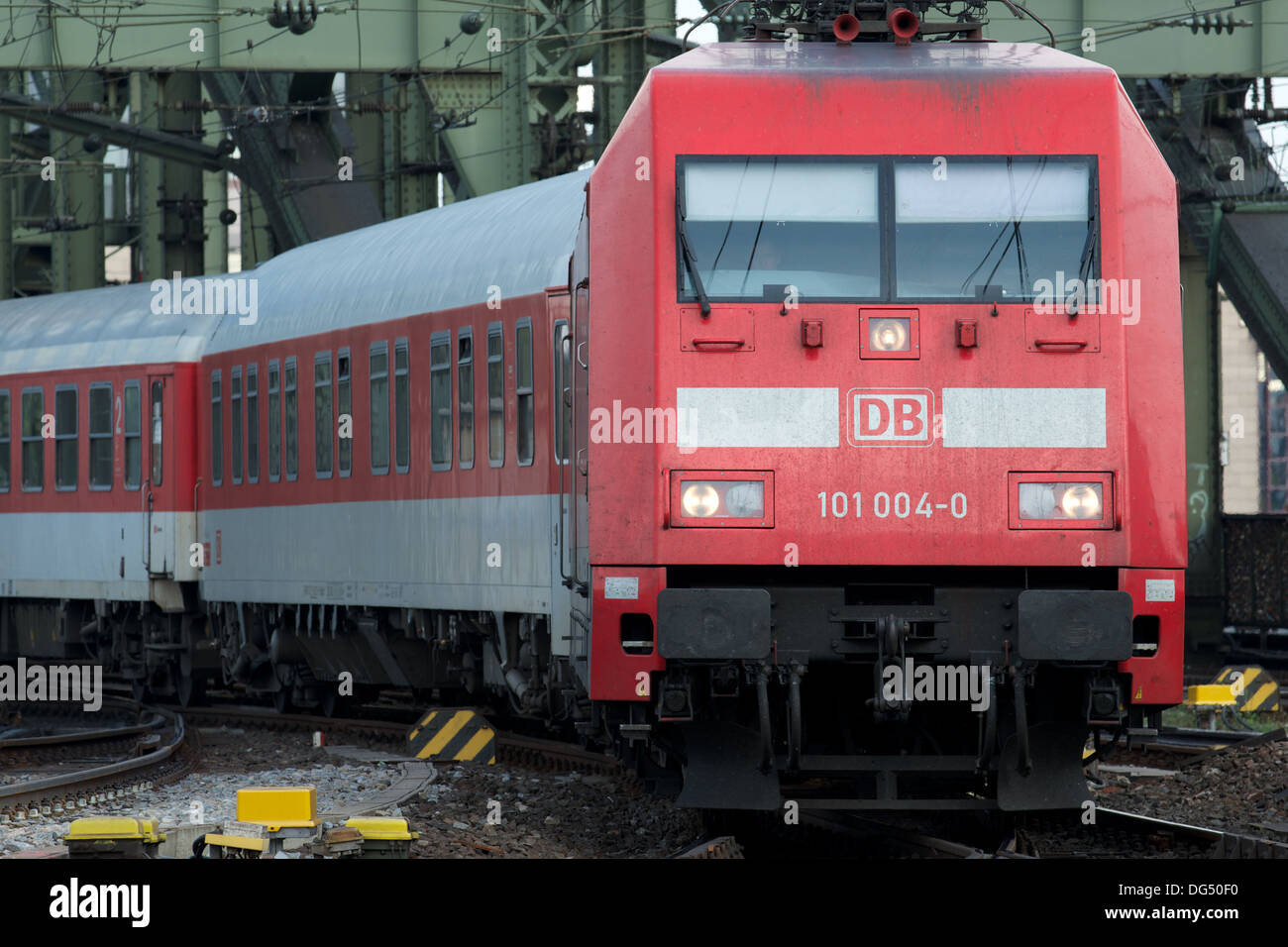 German Railways InterCity passenger train Stock Photo - Alamy