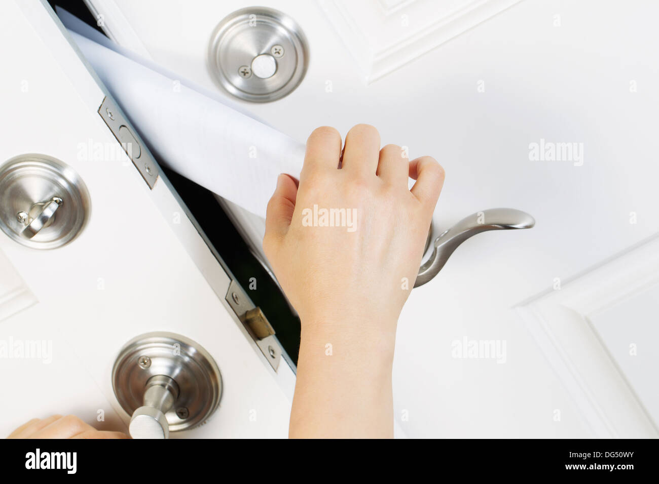 Partially open door hi-res stock photography and images - Alamy