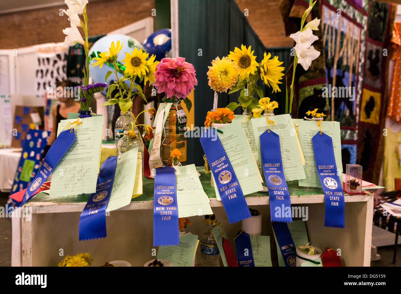 Ribbons for 4H flower arranging, Great New York State Fair, Syracuse ...