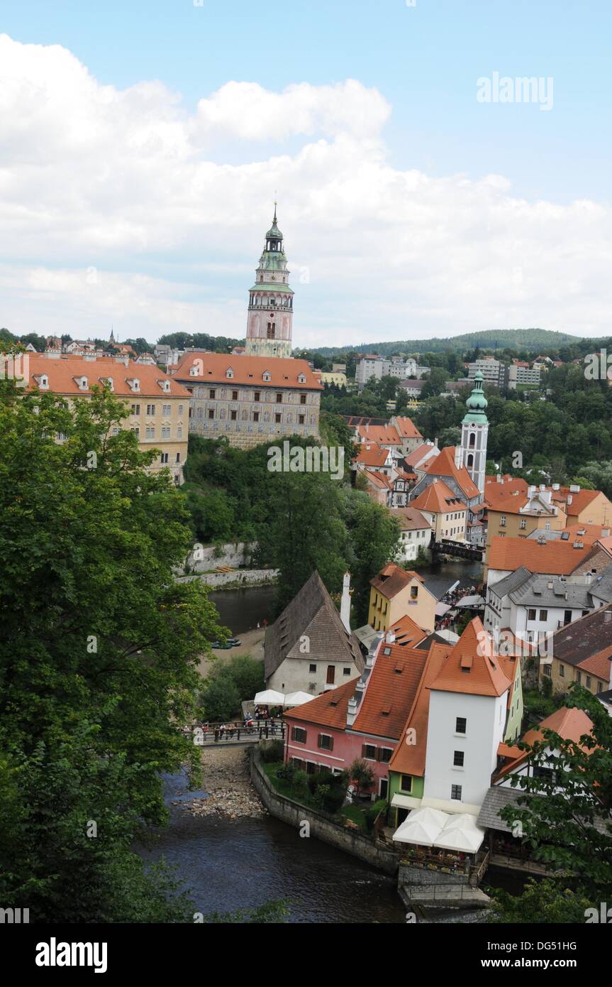Cesky Krumlov Castle Czech Republic Is the second biggest in Bohemia ...