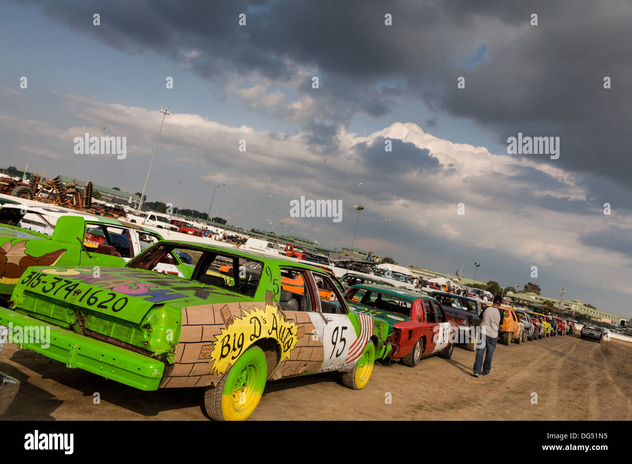 Demolition Derby concludes the Great New York State Fair, Syracuse ...