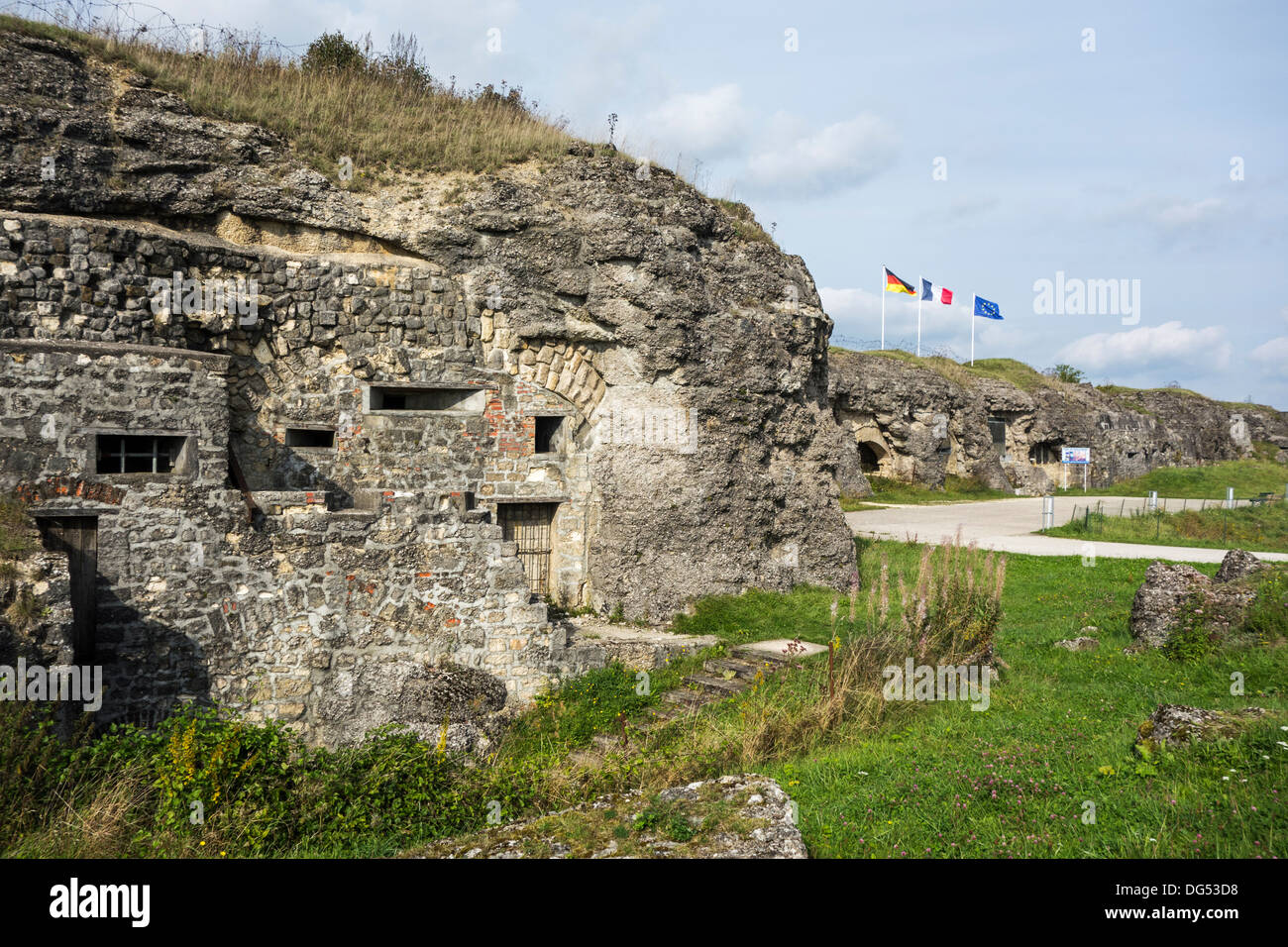 First World War One Fort de Douaumont, Lorraine, Battle of Verdun ...