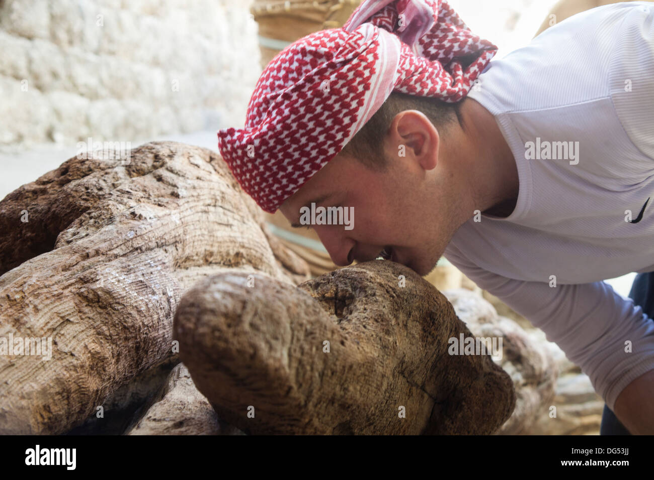 Yazidi man in the temple hi-res stock photography and images - Alamy