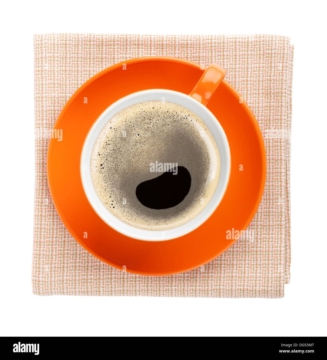 Top view orange cup hi-res stock photography and images - Alamy