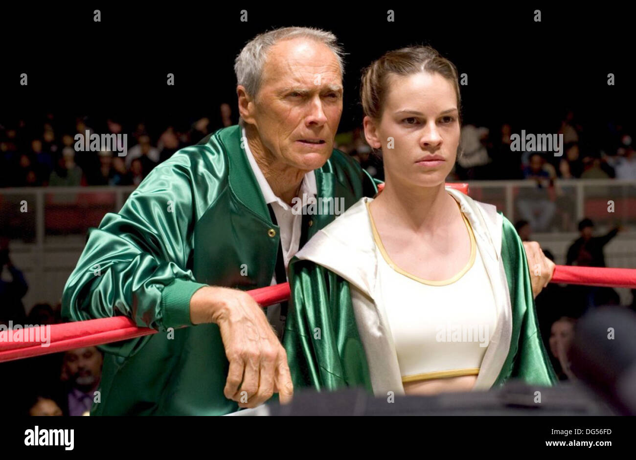MILLION DOLLAR BABY 2004) CLINT EASTWOOD HILARY SWANK CLINT EASTWOOD ...