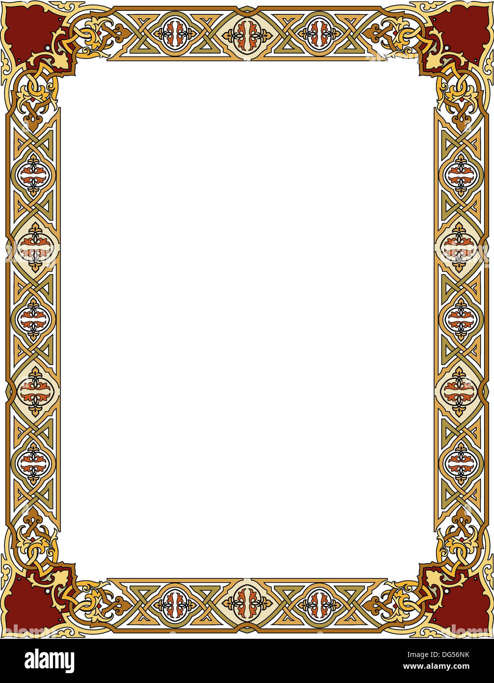 Patterned borders hi-res stock photography and images - Alamy