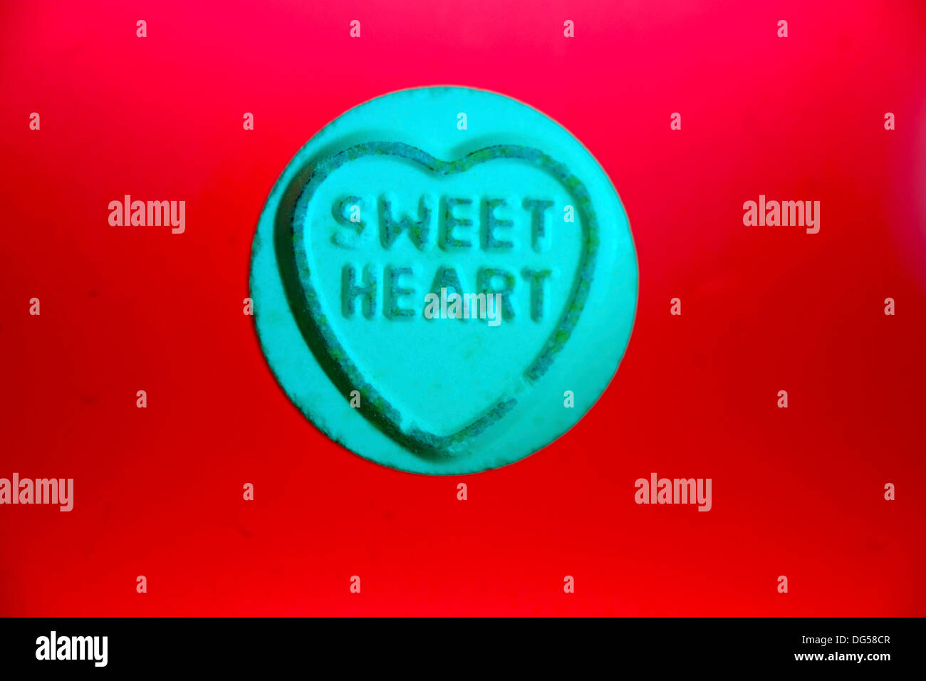 Love heart sweets Stock Photo - Alamy