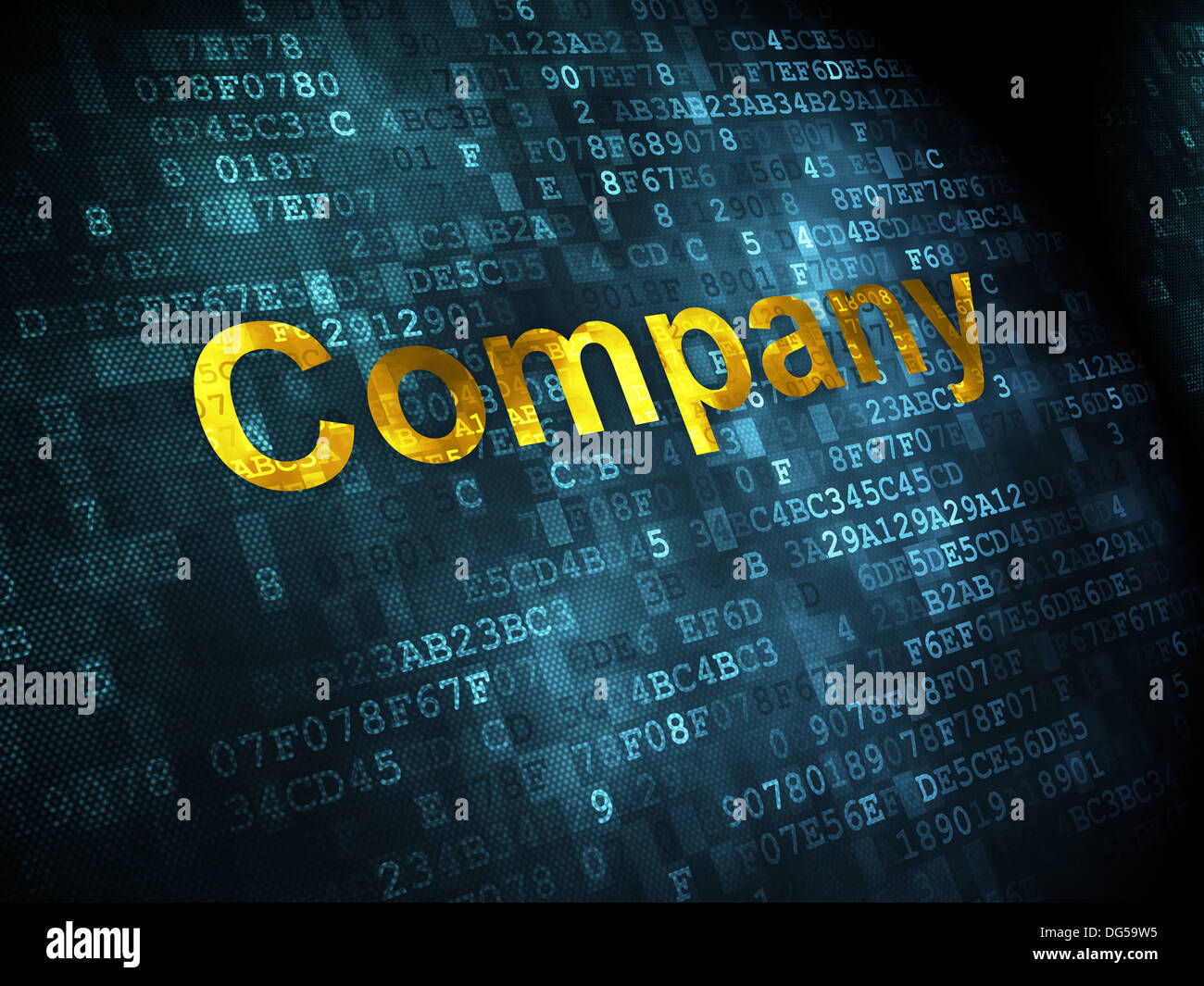 Business concept: Company on digital background Stock Photo - Alamy