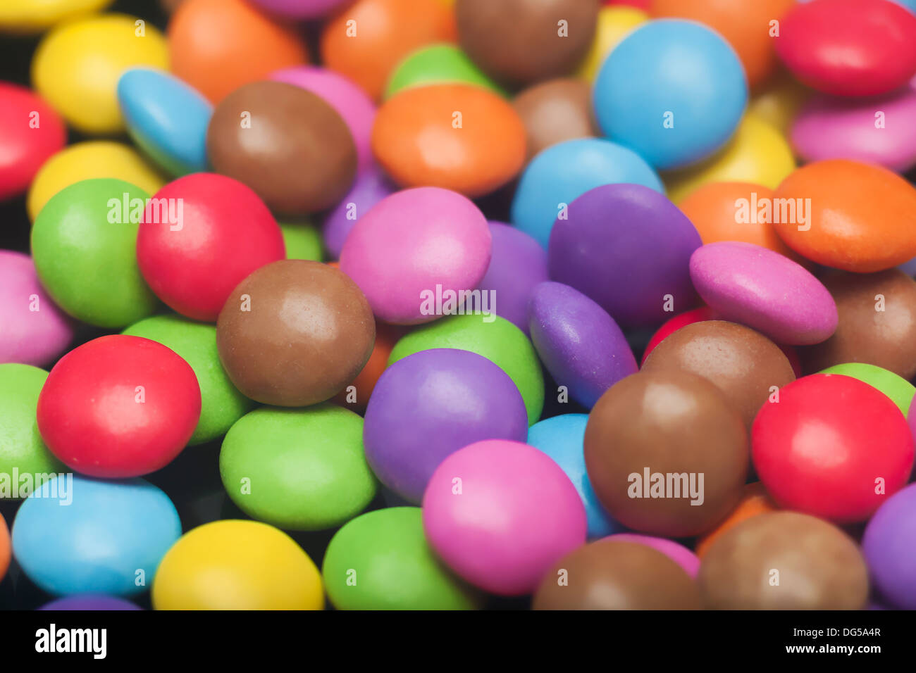 Detail of colored sweets Stock Photo - Alamy