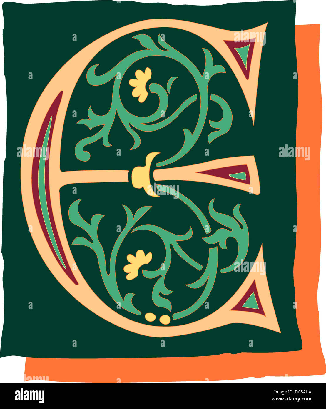 Initial caps e hi-res stock photography and images - Alamy