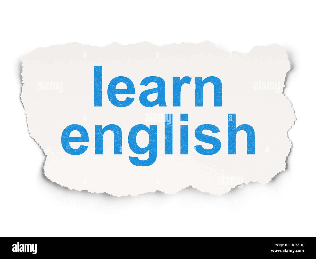 Education concept: Learn English on Paper background Stock Photo - Alamy