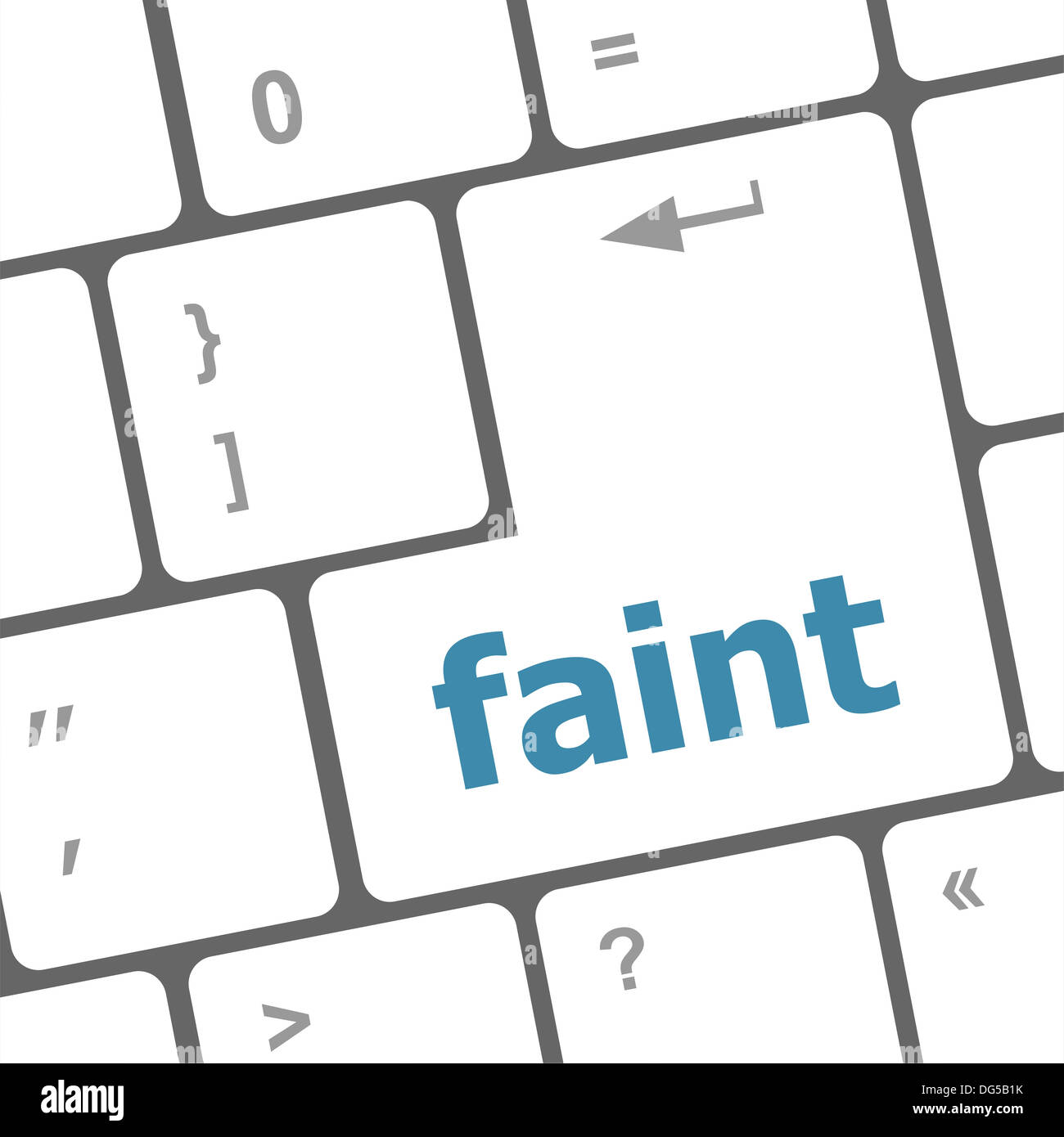 Faint letter hi-res stock photography and images - Alamy