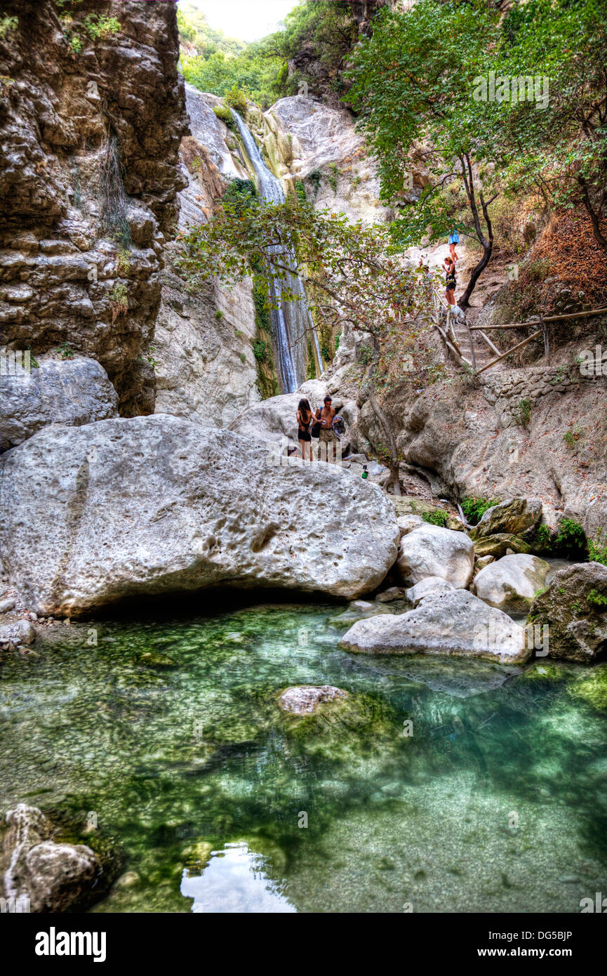 Dimosari waterfalls hi-res stock photography and images - Alamy