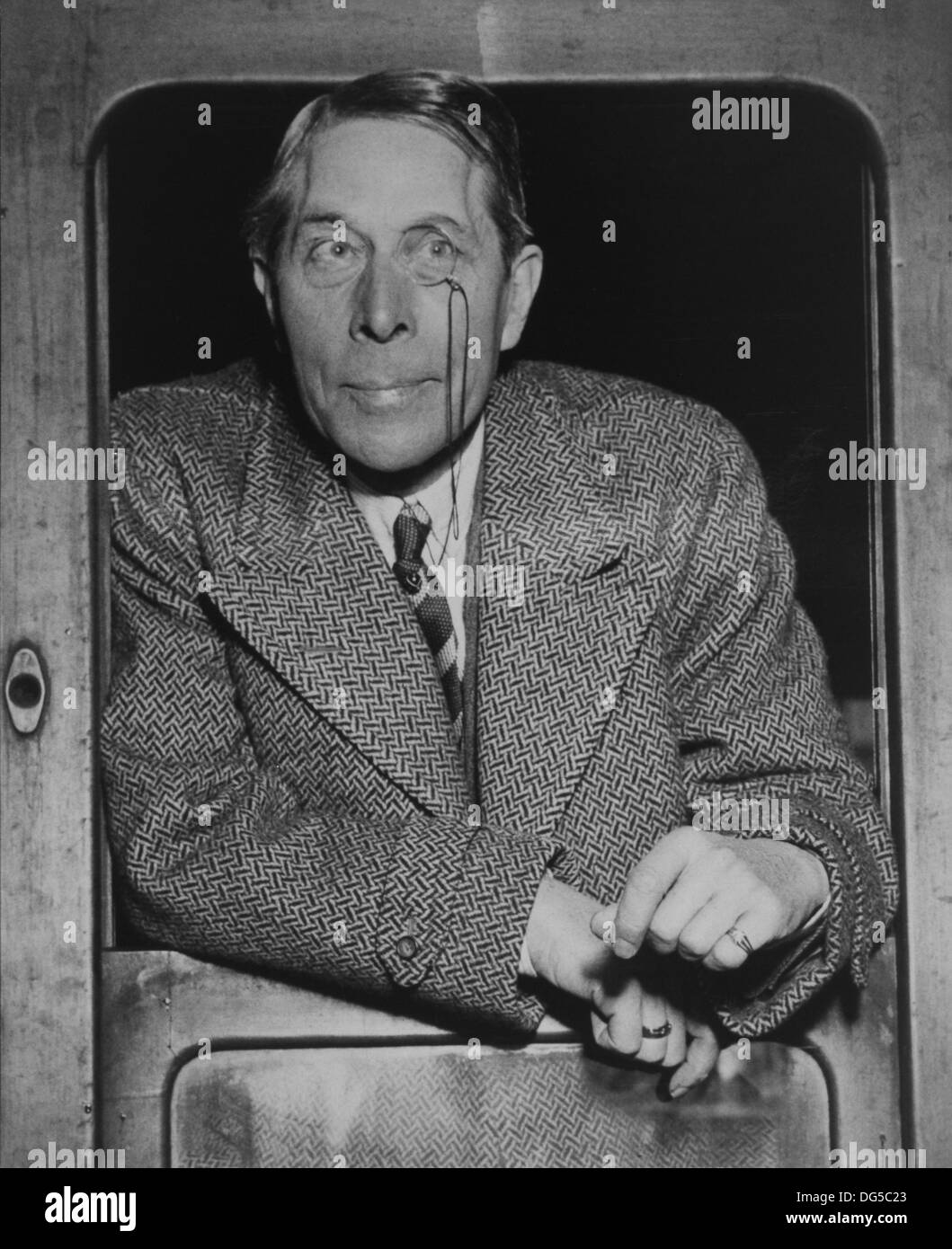 Actor George Arliss, Publicity Portrait, 1920's Stock Photo - Alamy