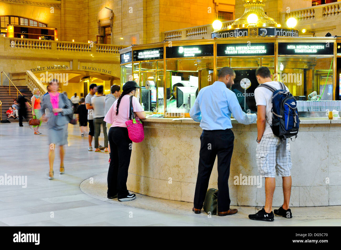 Mta Information Booth High Resolution Stock Photography and Images - Alamy