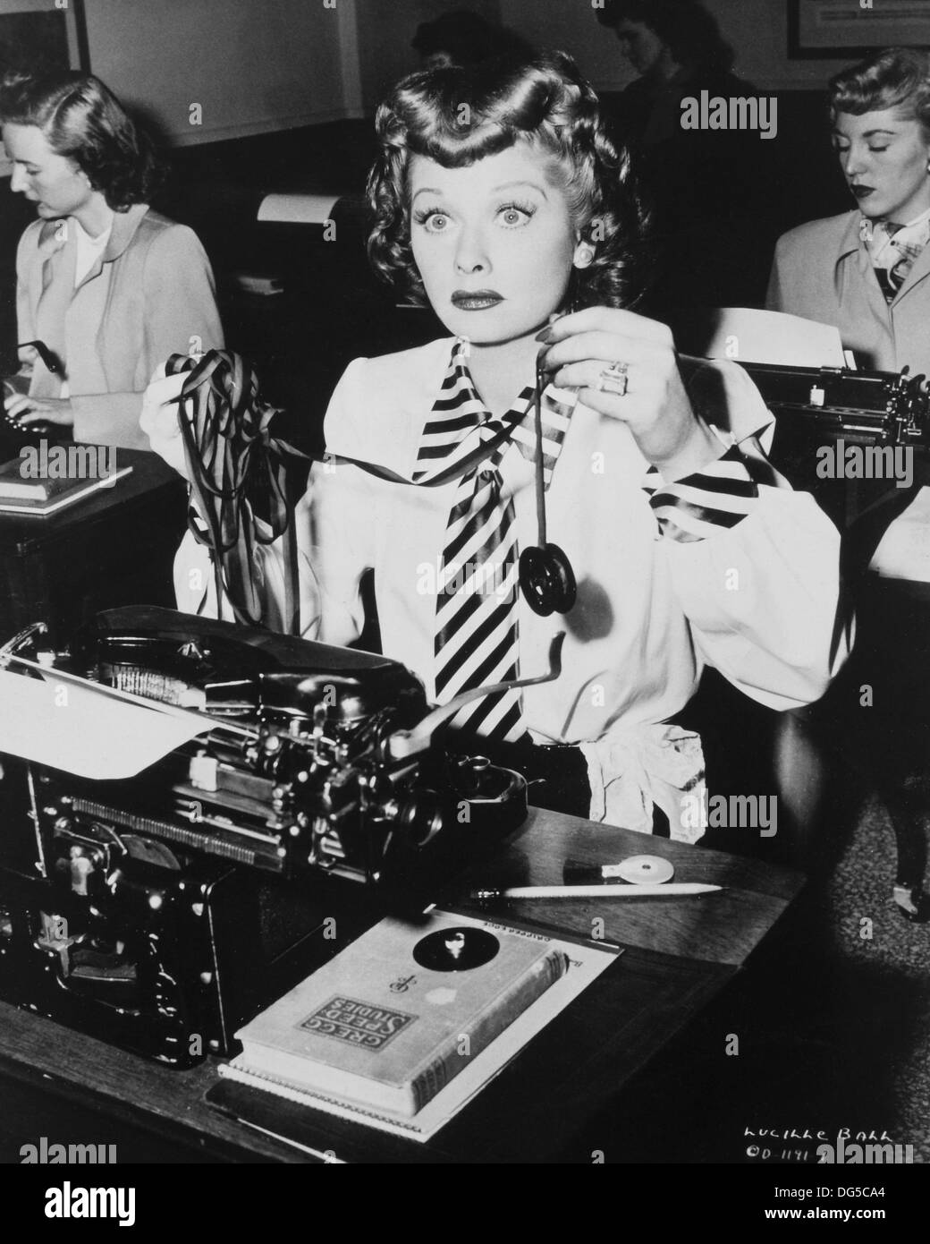 Lucille Ball, On-Set of the Film, Miss Grant Takes Richmond, 1949 Stock ...